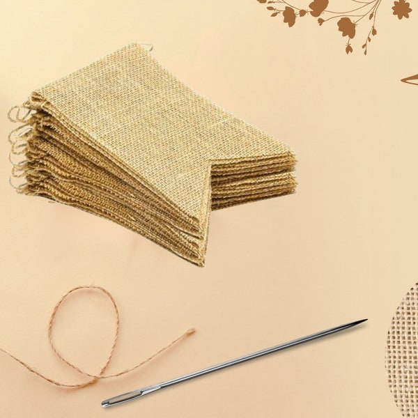 Burlap Flags - Etsy