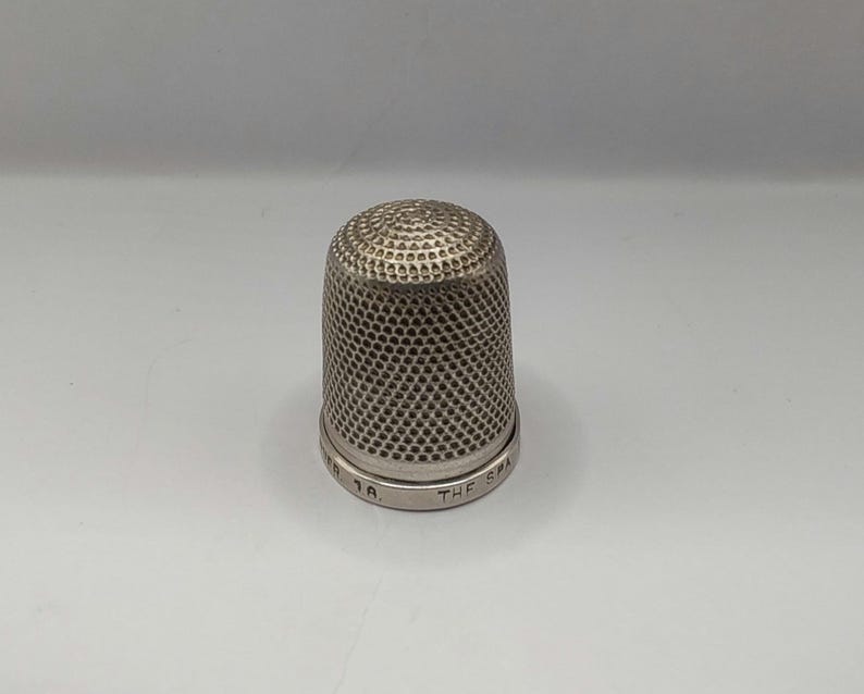 Thimble X 2 Silver Henry Griffith & Son Spa 18 16 - Etsy