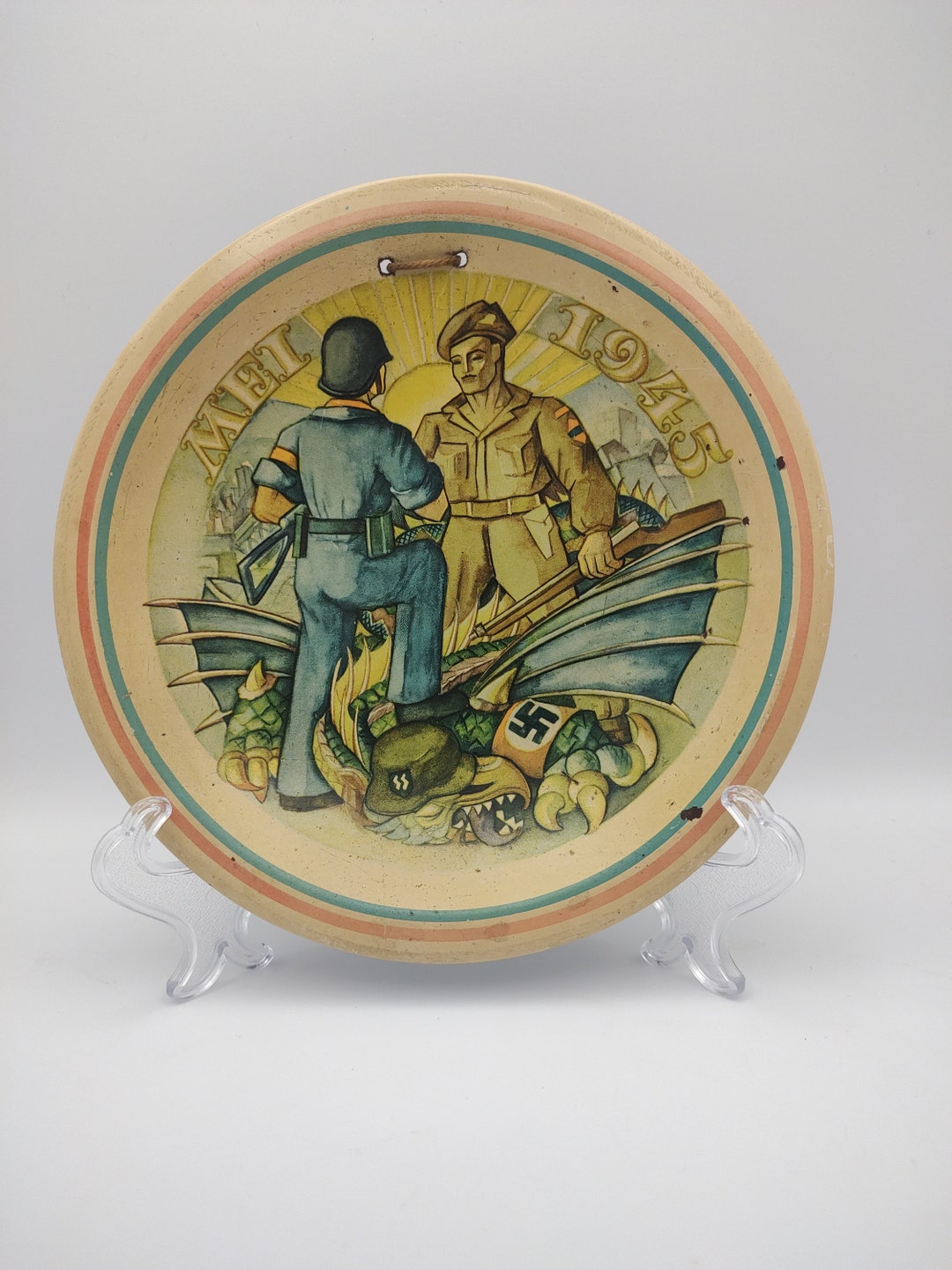 World War 2 Original Liberation of Holland Celebration Tin Plate Ww2 ...