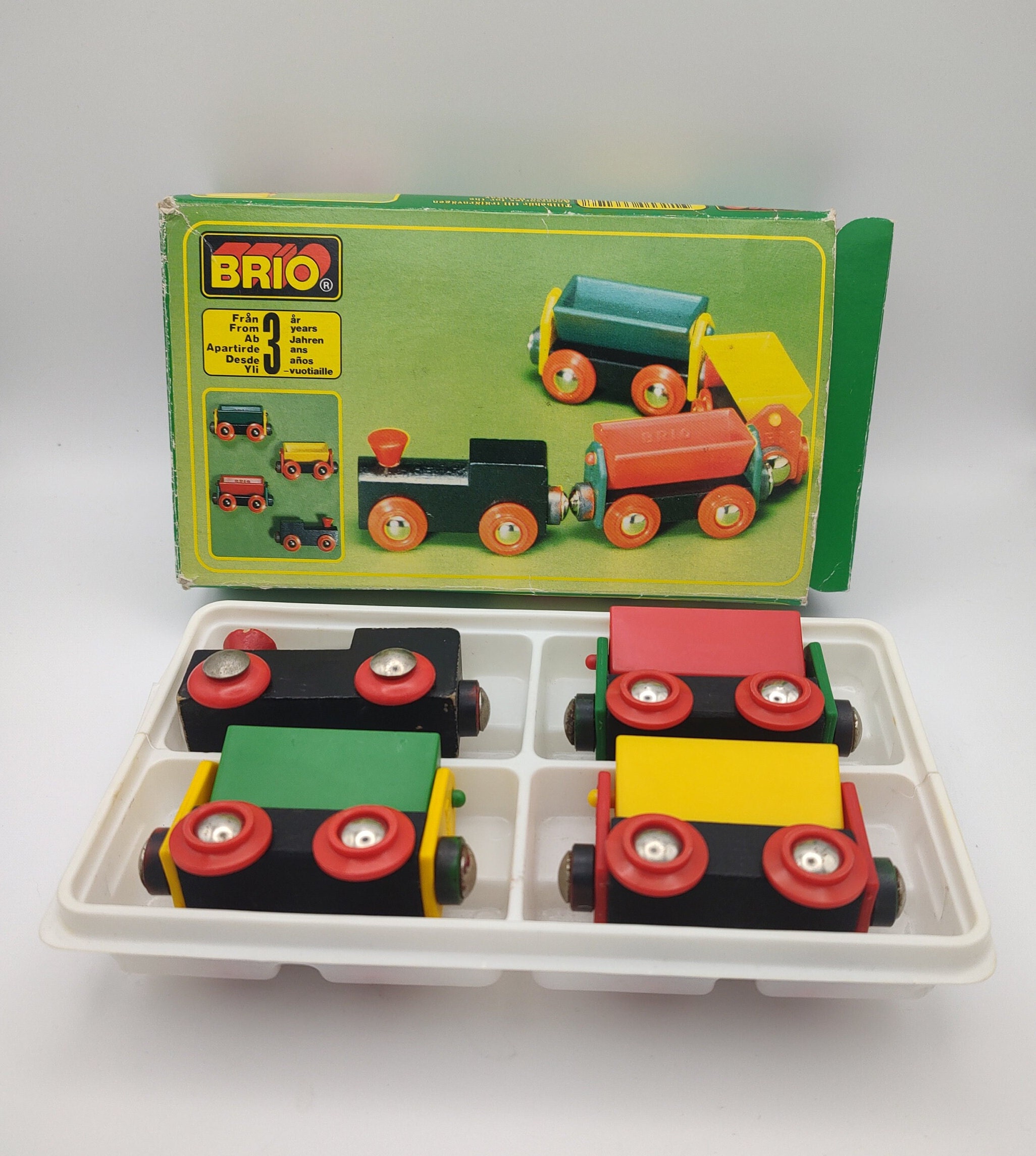 Vintage 1987 BRIO Wooden Tipping Truck Train 33310 Thomas - Etsy