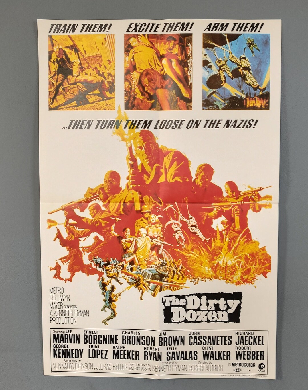 The Dirty Dozen Original Movie Poster and Sound Track on Vinyl - Etsy