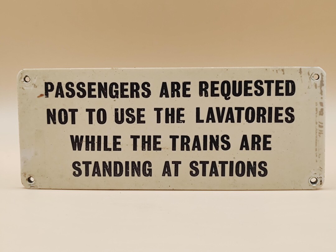 British Railways Vintage Lavatories Sign - Etsy