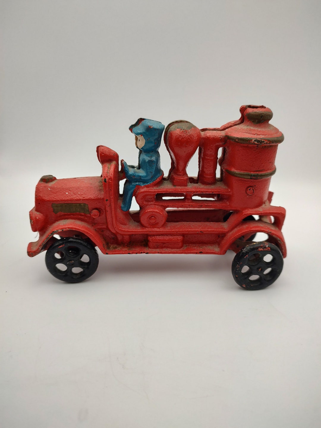 1920s Vintage Fire Engine Cast Iron Toy - Etsy