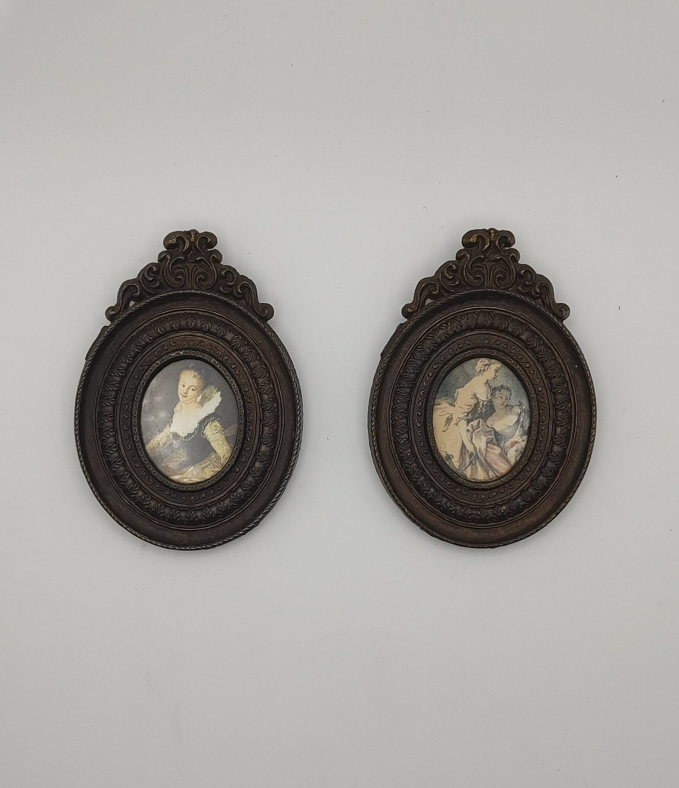 Pair of Vintage Ornate Italian Photo Frames - Etsy