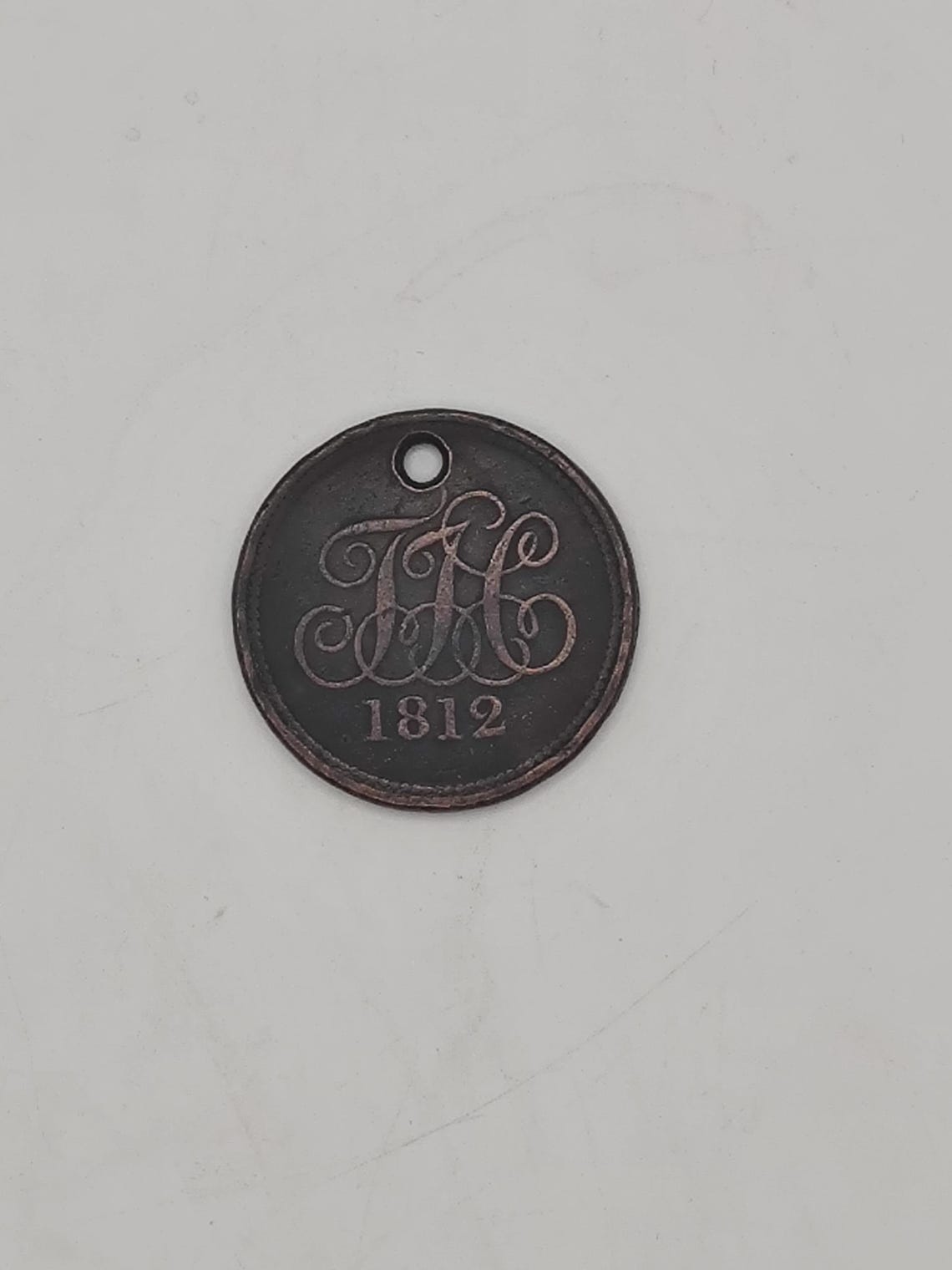 Love Token 1 Penny Coin and a Sheffield Penny 1800s - Etsy