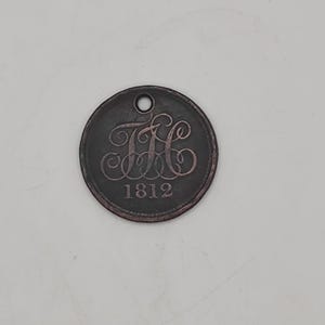 Love Token 1 Penny Coin and a Sheffield Penny 1800s - Etsy