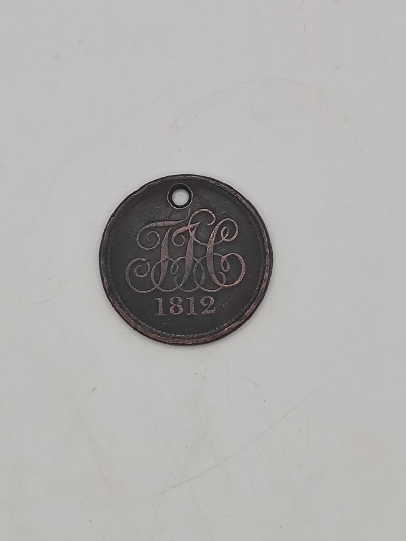 Love Token 1 Penny Coin and a Sheffield Penny 1800s - Etsy