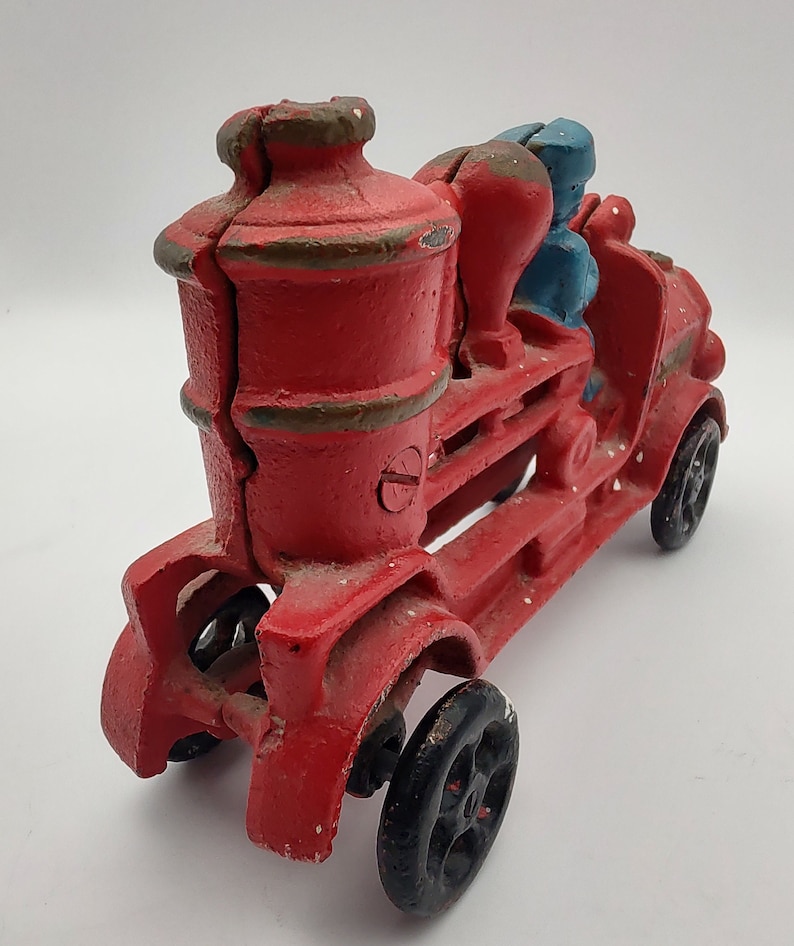 1920s Vintage Fire Engine Cast Iron Toy - Etsy