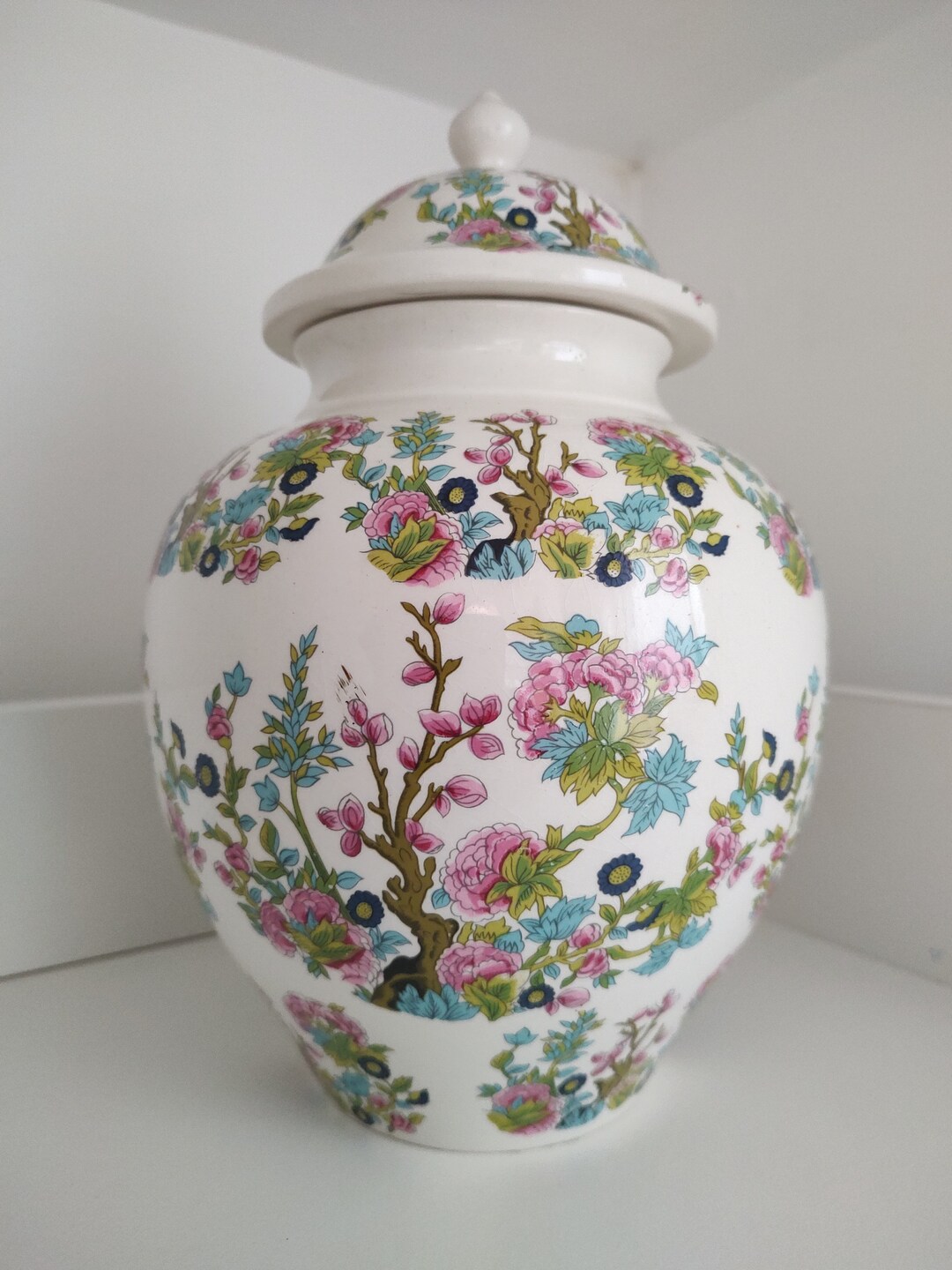 James Kent Ceramic Congleton Ginger Jar - Vase Urn - Etsy