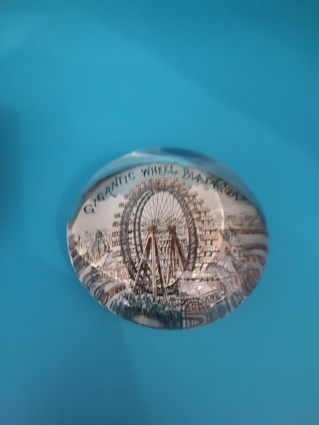 Blackpool Tower Gigantic Wheel Hand Made Paperweight C1890s - Etsy Canada