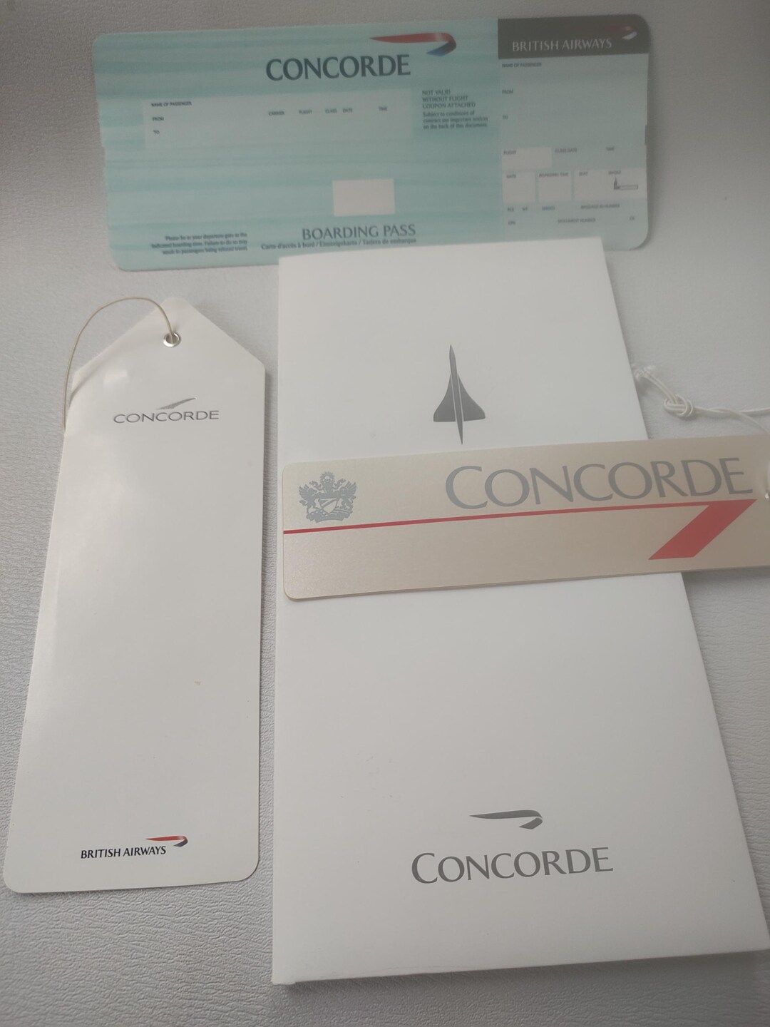 British Airways Concorde Luggage Label Set - Etsy