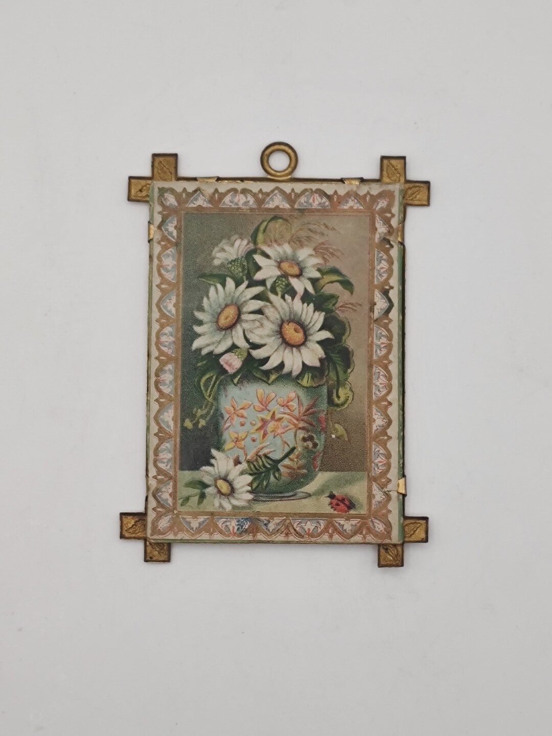 Small Vintage Brass or Copper Double Sided Picture Frame - Etsy