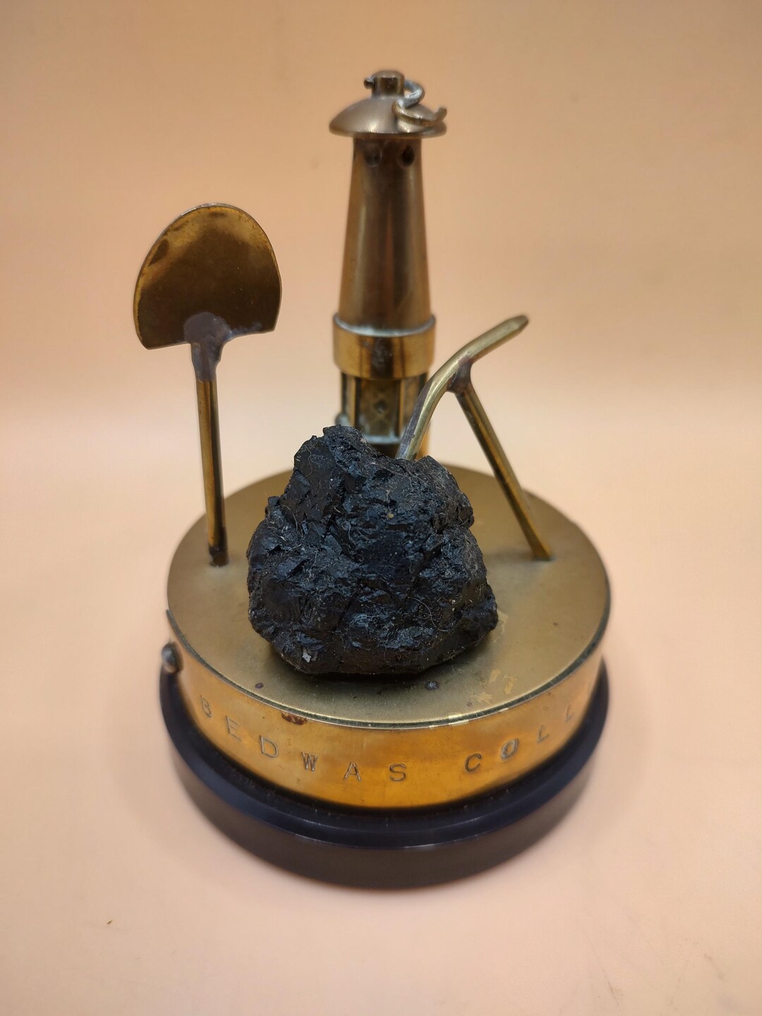 Bedwas Colliery Wales Vintage Trench Art Style Miners Lamp Ornament - Etsy