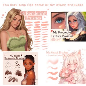 10 Procreate Sketch Brushes, Procreate Sketch and Lineart Brushset, Procreate Sketching Brushes ...