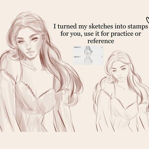 15 Aesthetic Drawing Procreate Brushes, Procreate Brushset, Smooth ...