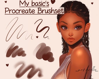 10 Procreate Sketch Brushes, Procreate Sketch and Lineart Brush Set ...