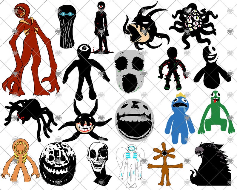 Doors Characters Svg Bundle, Gaming Svg Bundle, Roblocks Bundle Svg ...