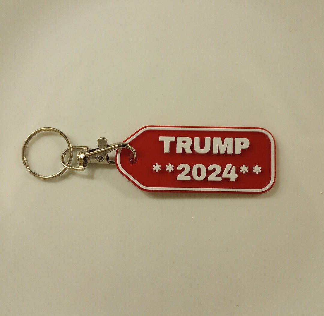 Trump 2024 Keychain 3d Printed With Swivel Clasp - Etsy