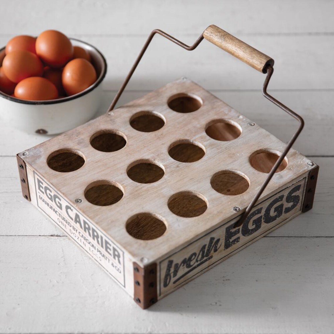 Fresh Eggs Caddy - Etsy