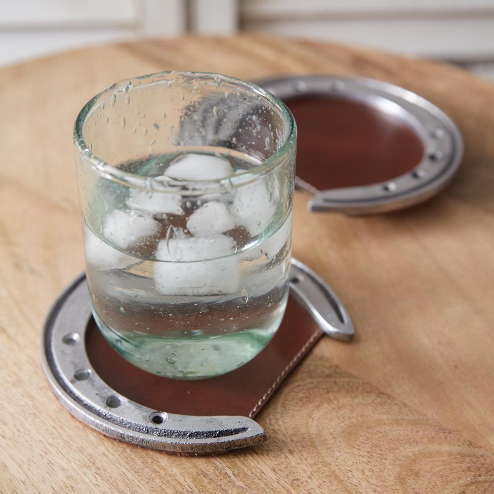 Set of Four Horseshoe Coasters - Etsy