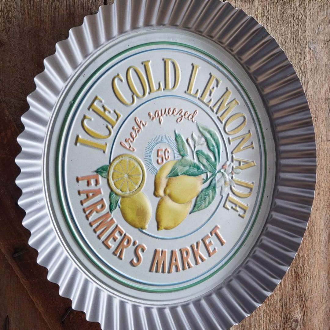 Ice Cold Lemonade Bottle Cap Sign - Etsy