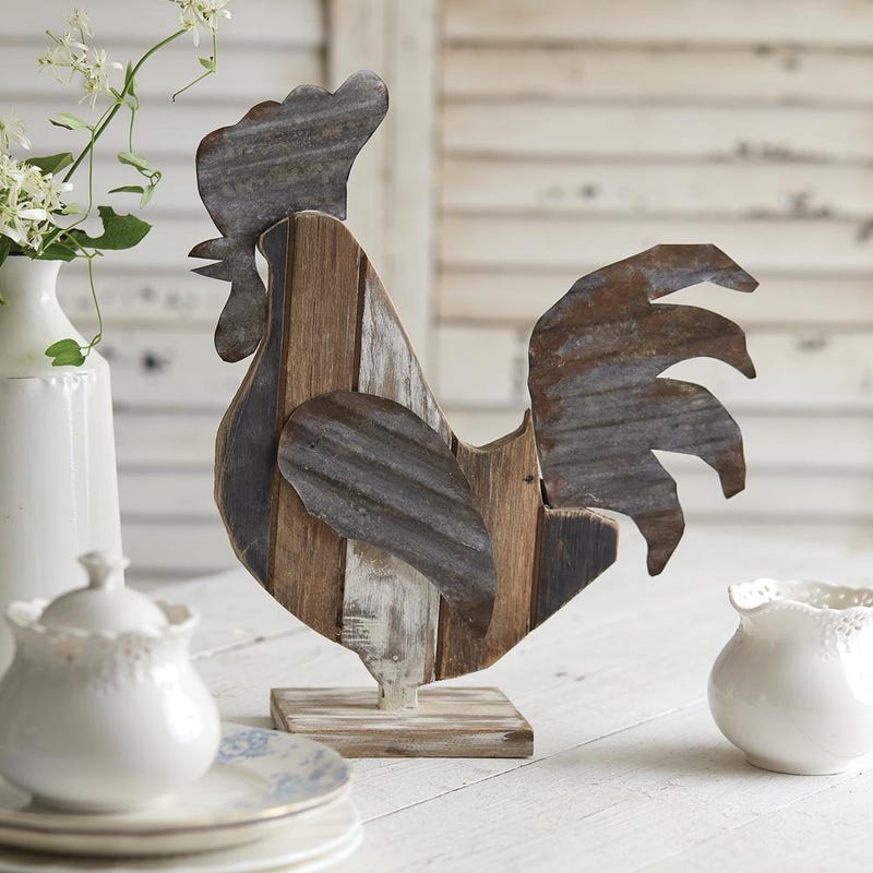 Wood Rooster - Etsy