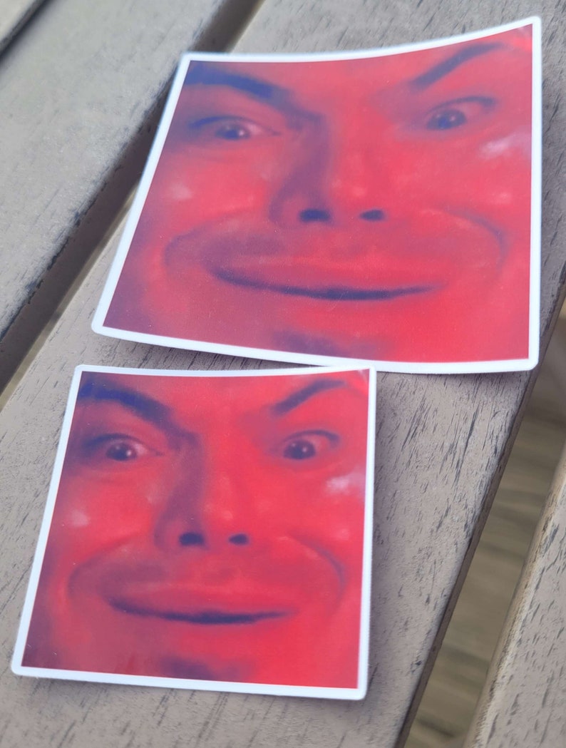 Jack Black Face Funny Meme Sticker for Laptop, Bottle, Hydroflask ...