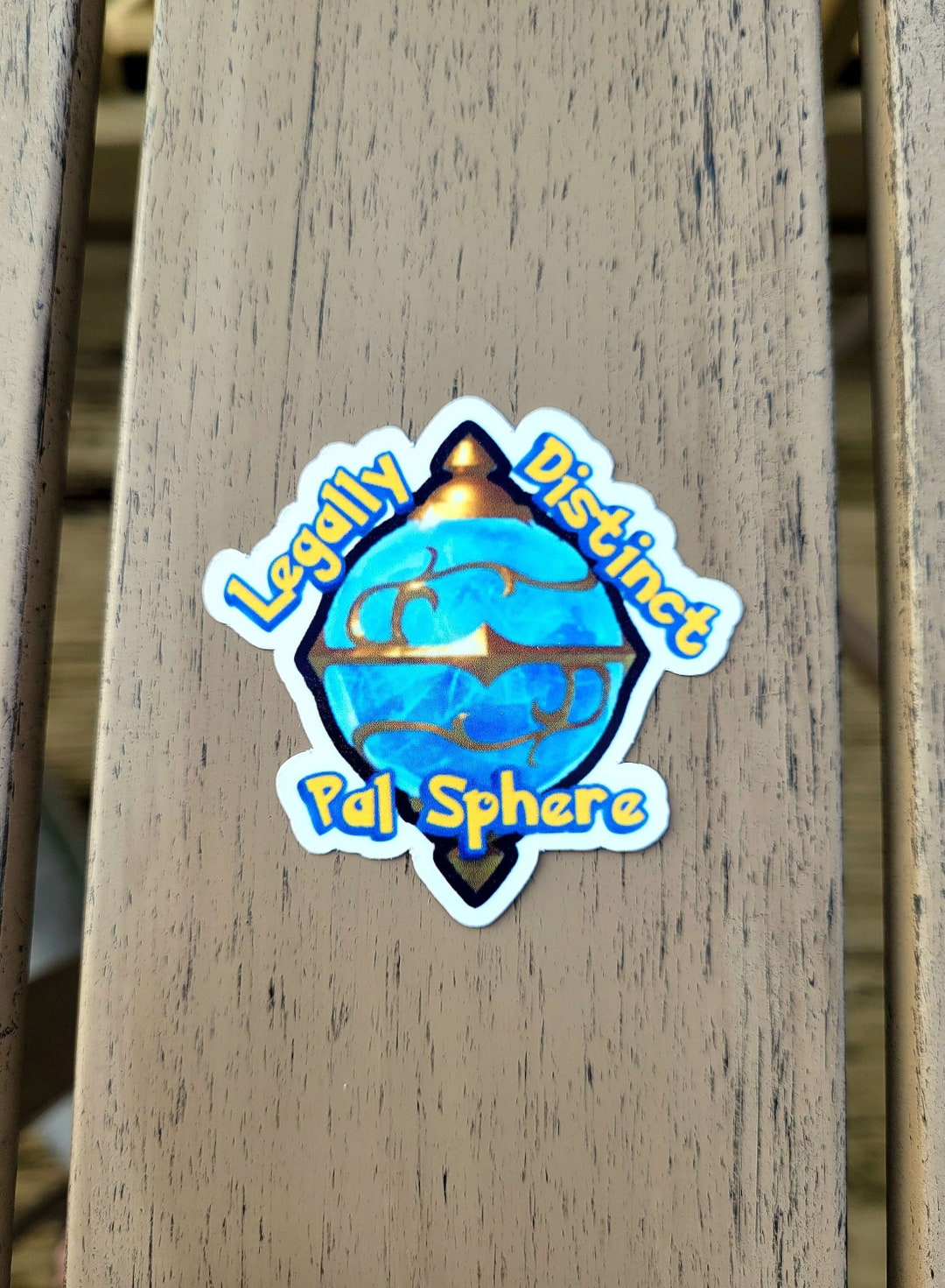 Legally Distinct Pal Sphere! - Palworld Sticker | Funny Meme Sticker ...