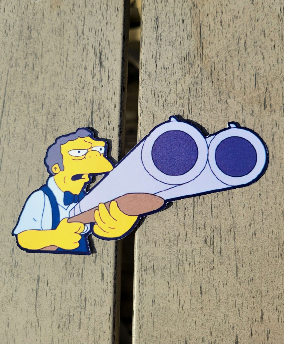 Shotgun Moe - Simpsons Sticker | Funny Meme Quality Vinyl Sticker for ...