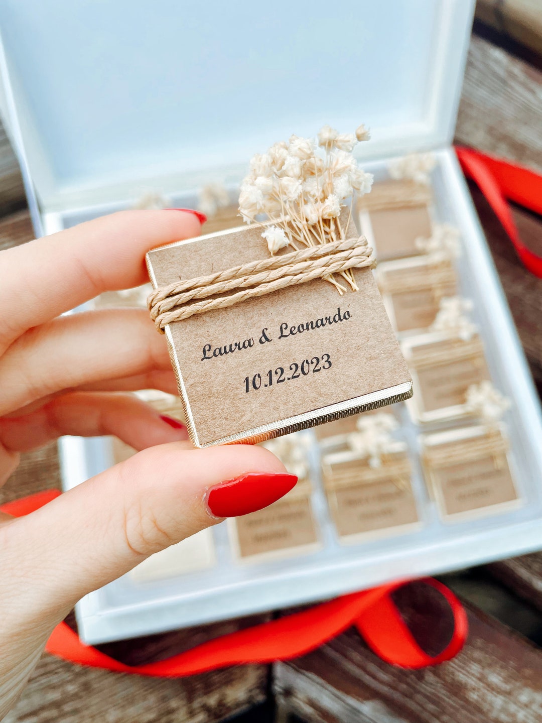 Floral Wedding Chocolate, Special Day Chocolates, Engagement Chocolate ...