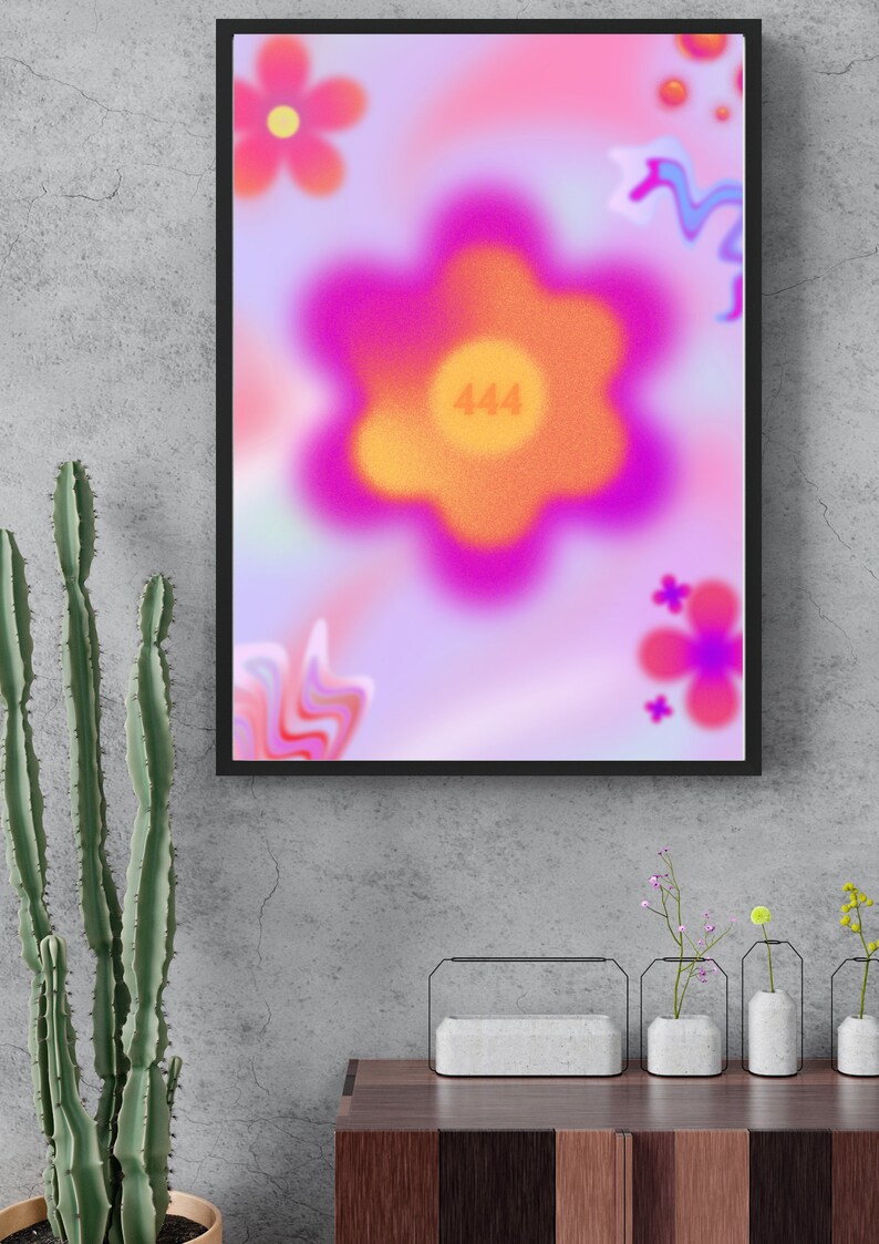 444 Aura Poster - Etsy