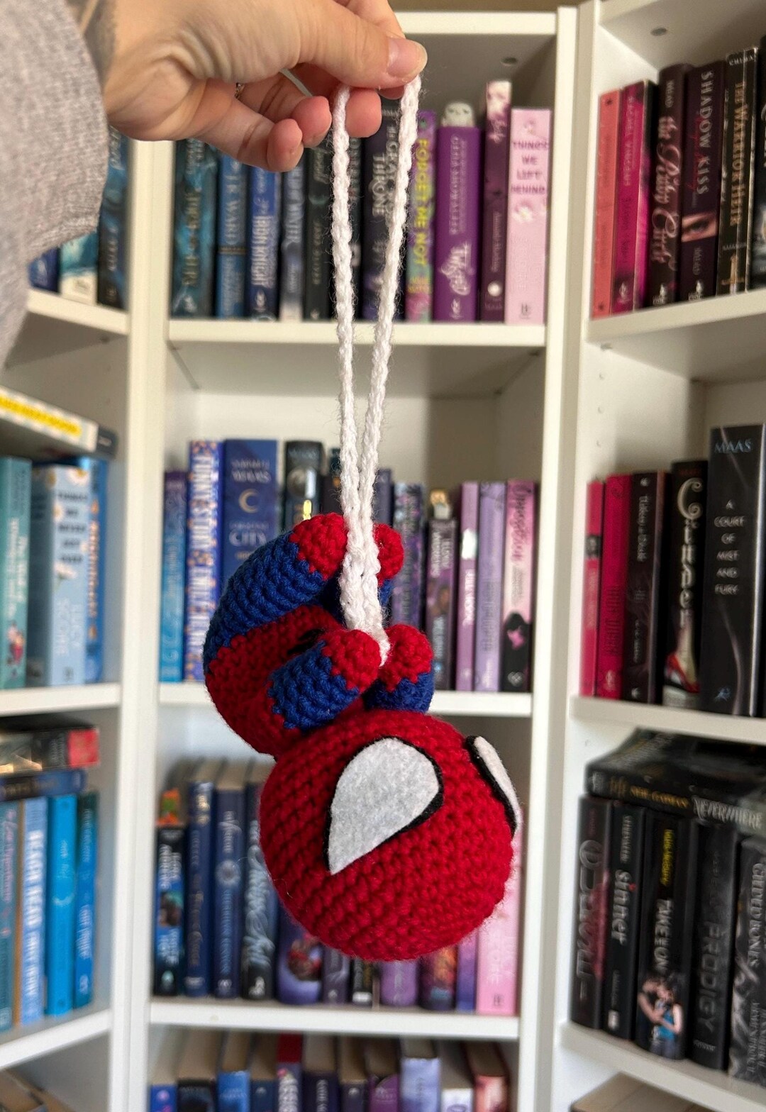 Crochet Swinging Baby Grogu | Car Mirror Accessory, Hanging Baby Grogu ...