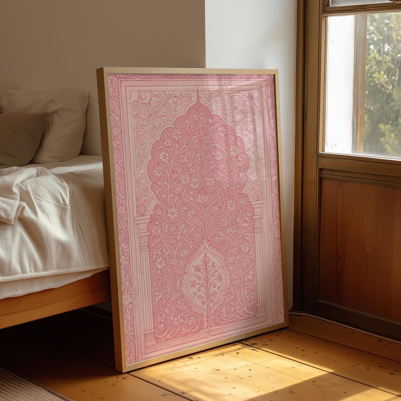 Islamic Art Arch Floral - Etsy UK