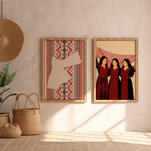 Jordan Map Digital Download | Jordanian Wall Art | Middle Eastern Home ...