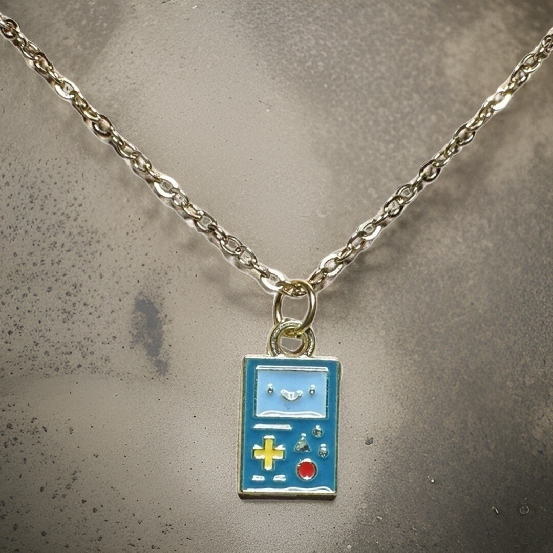 Stainless Steel Chain Gameboy BMO Gold - Etsy