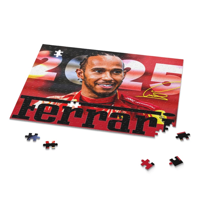 Hamilton 2025 F1 Puzzle, Formula 1 Fan Puzzle Racing, Gift Car Lover F1 ...