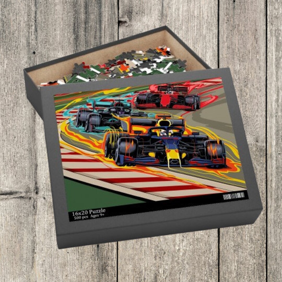 Formula 1 Puzzle Car Graphic, Car Puzzle Automotive for Kids, Formula 1 ...