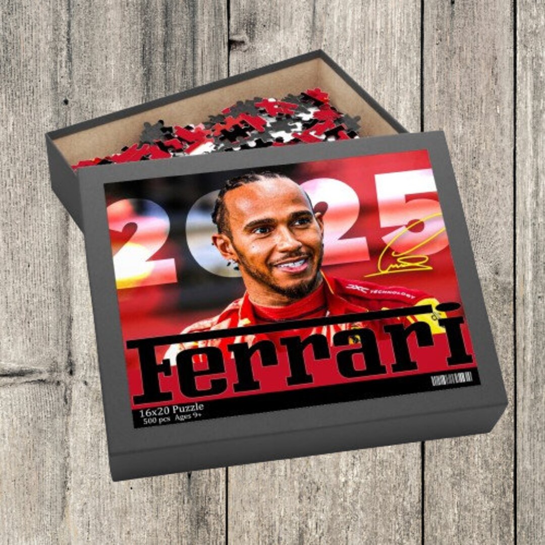 Hamilton 2025 F1 Puzzle, Formula 1 Fan Puzzle Racing, Gift Car Lover F1 ...