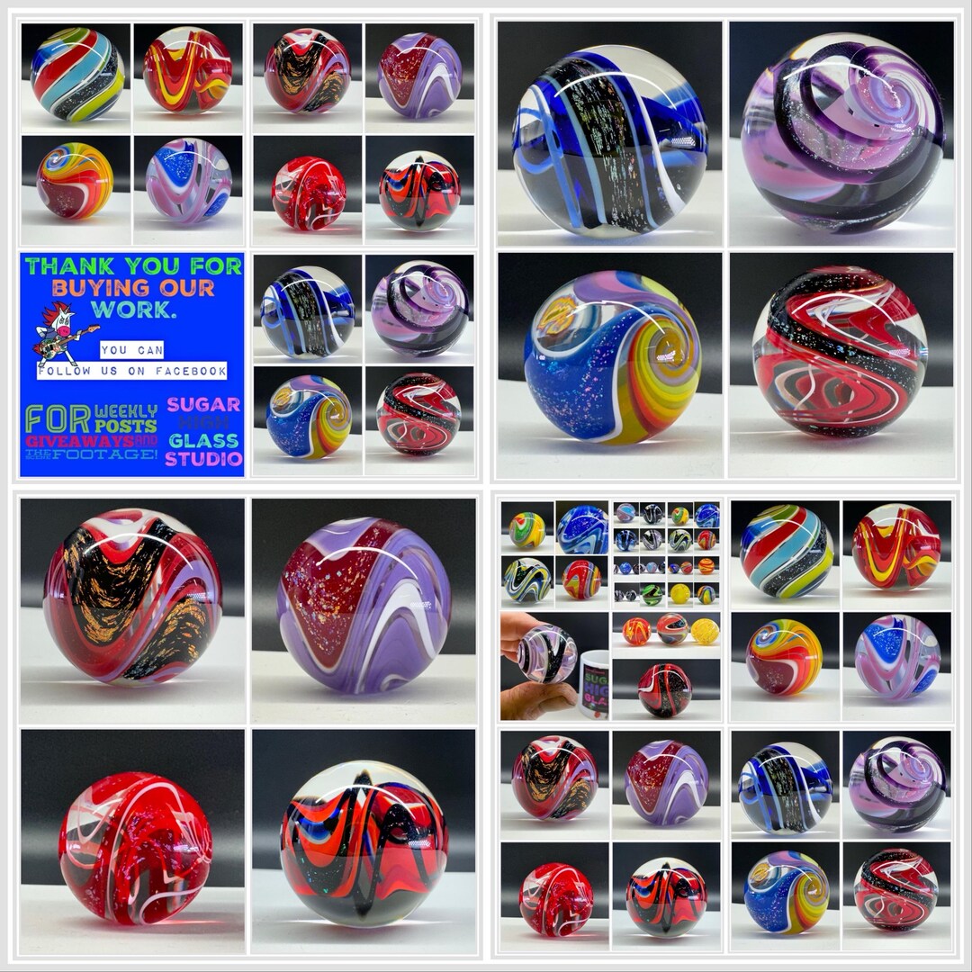 Mystery Marble Packs 1 Inch Size or Larger Randomly Chosen by the ...