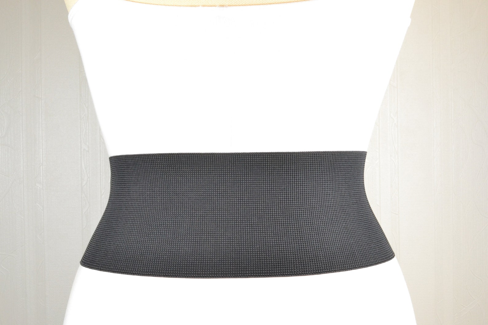 Black Stretchy Belt, Black Corset Belt - Etsy