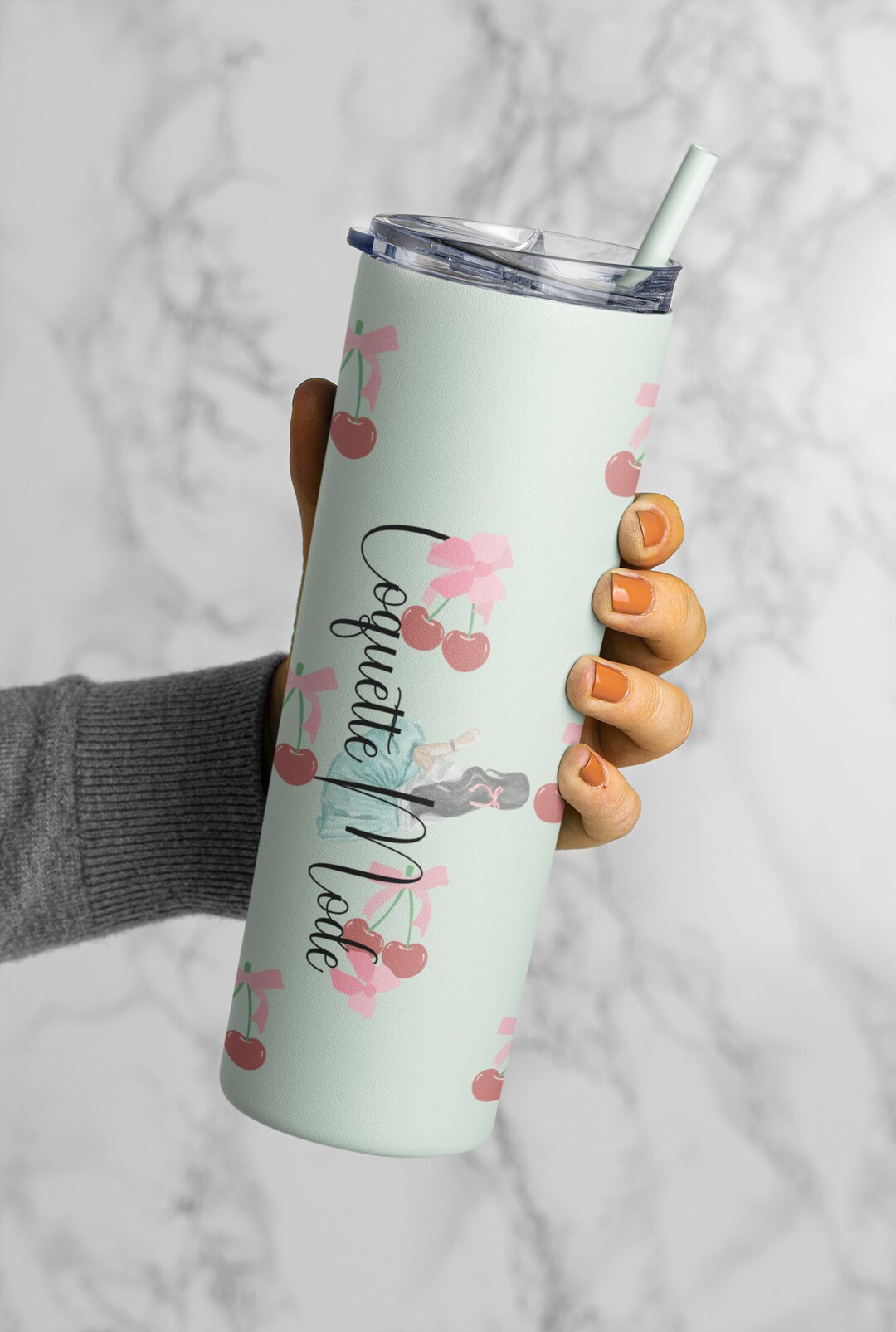 Coquette Cup Design. Aesthetic, Coquette Mode, Coquette Tumbler, Ribbon ...