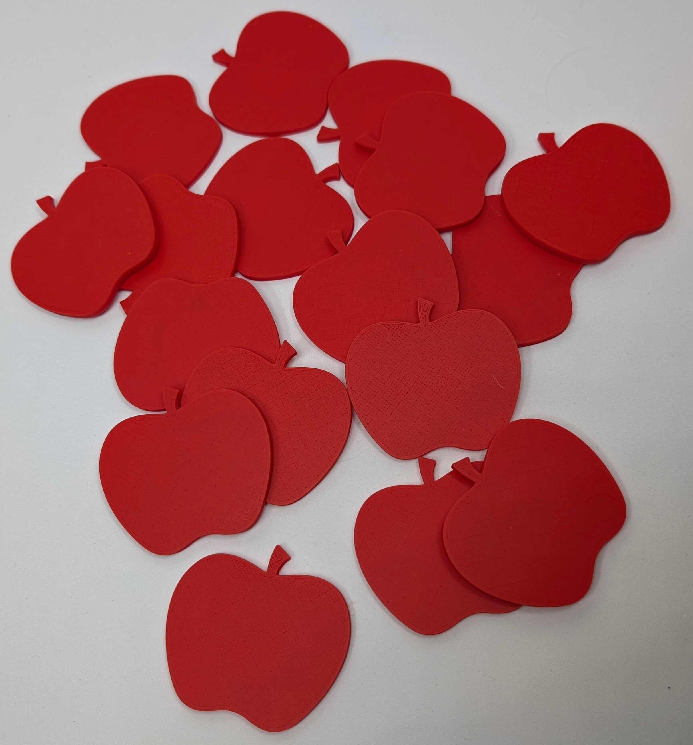Red Apple Magnet - 3D Printed, 50mm Fruit Decor - Etsy