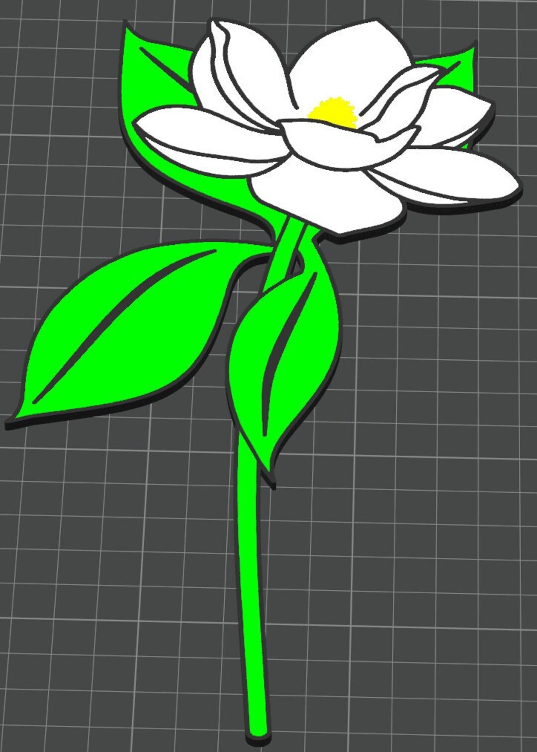 Magnolia Flower - Digital STL File - for 3D Printing - Etsy