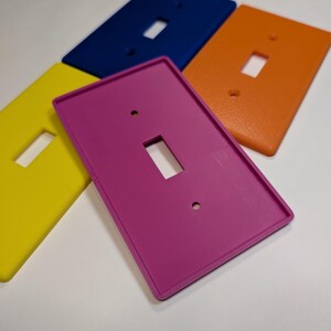 Beveled Colored Light Switch Cover, Outlet Cover, Switch Plate Cover ...