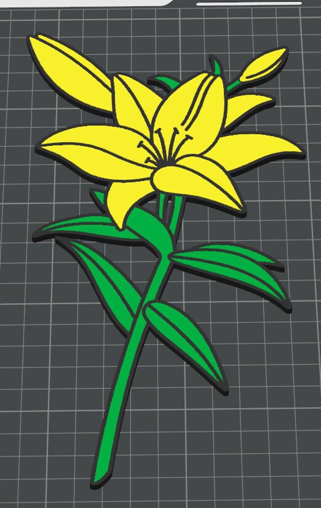 Lily Flower - Digital STL File - for 3D Printing - Etsy