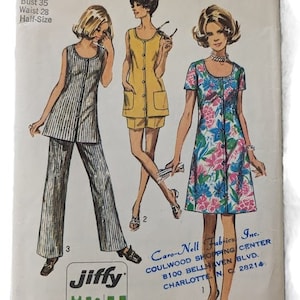 Half/plus Size Vintage 1960/70s Sewing Pattern Simplicity 6245 7030 ...