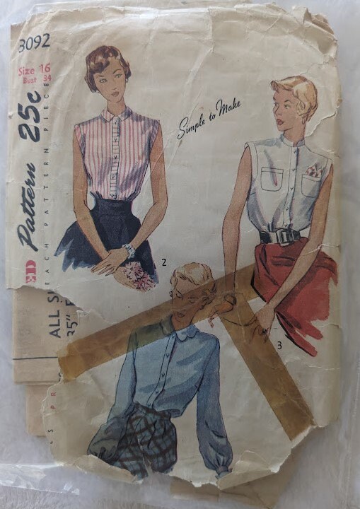 U Pick Complete 1940s Vintage Sewing Patterns Advance 5263 Mccall 5750 ...