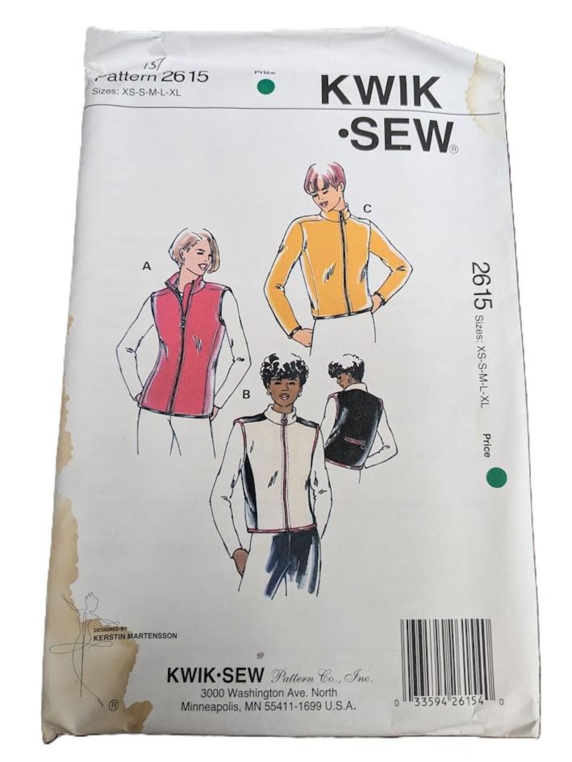 Uncut Kwik Sew Vintage Sewing Pattern 3307 3377 2100 2647 3337 3059 ...