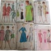 1970s Vintage Sewing Pattern Simplicity 5466 6156 9676 7211 6518 8746 ...