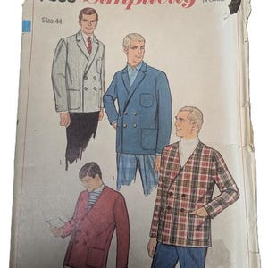 Vintage Mens Sewing Patterns Simplicity 8410 3201 5457 1617 6256 ...